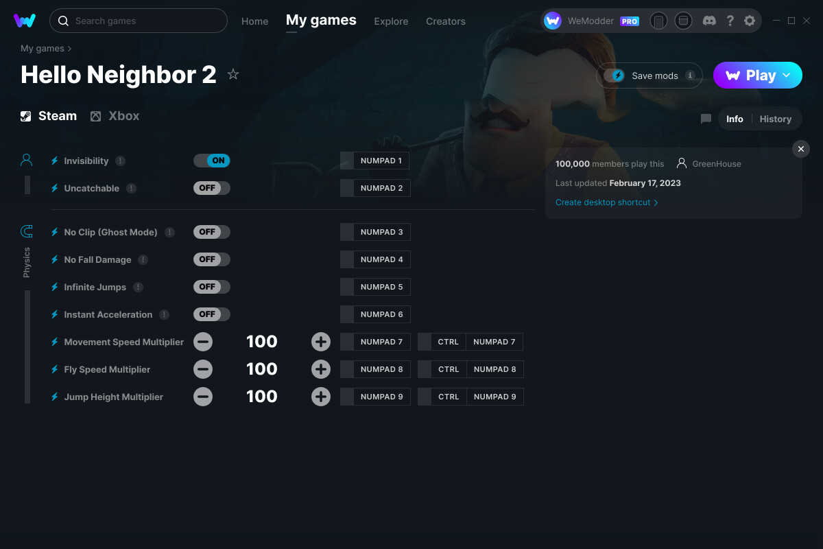 Hello Neighbor 2 Cheats and Trainer for Steam - Trainers - WeMod Community