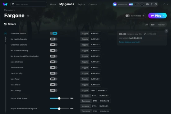 Fargone Cheats & Trainers for PC | WeMod