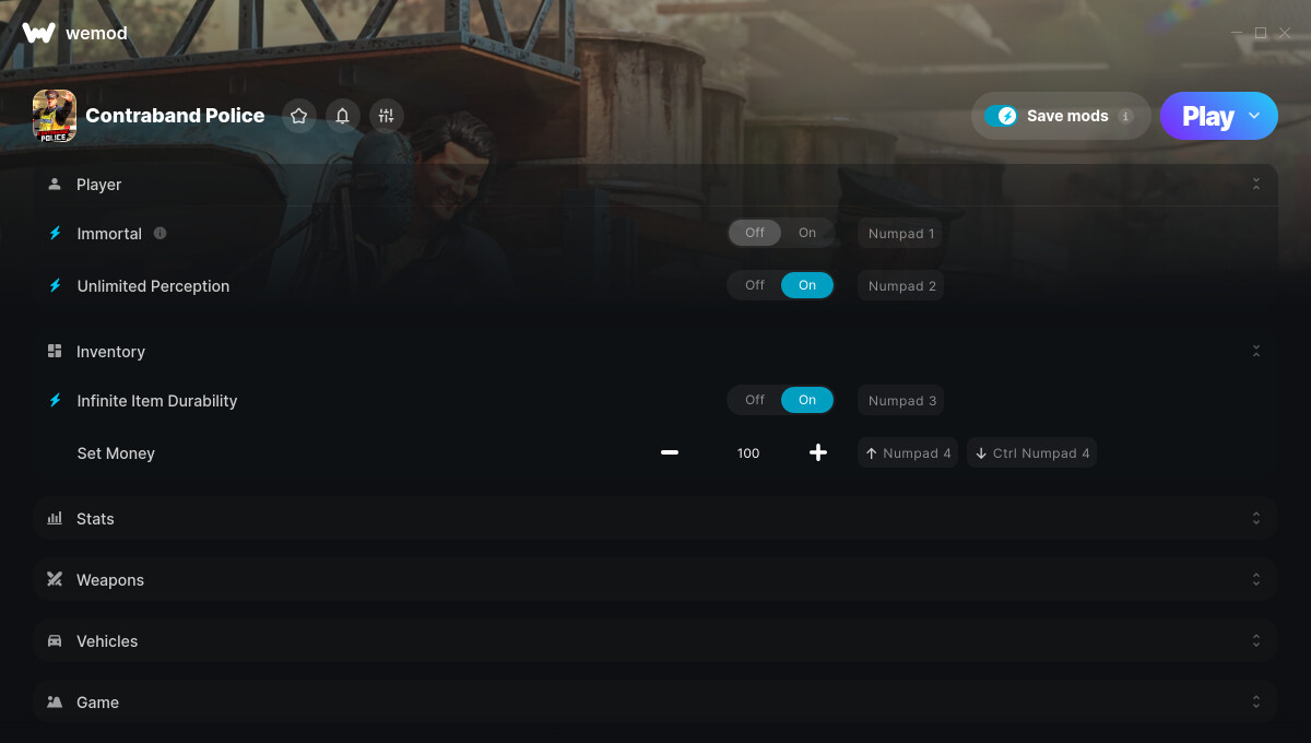 Contraband Police Cheats and Trainer for Steam - Trainers - WeMod Community