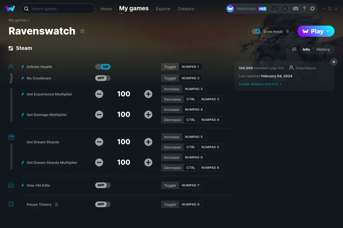 Ravenswatch Cheats & Trainers for PC | WeMod