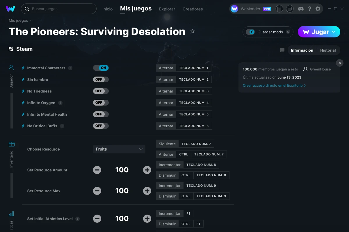 Trampas y Trainers de The Pioneers: Surviving Desolation para PC | WeMod