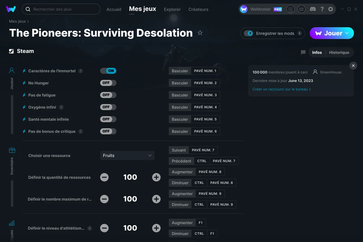The Pioneers: Surviving Desolation Triches et Trainers pour PC | WeMod