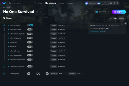 No One Survived Cheats & Trainers for PC | WeMod
