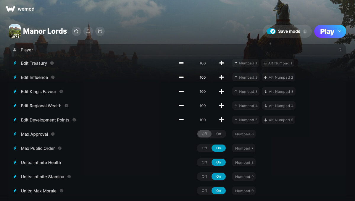 Manor Lords Cheats and Trainer for Steam - Trainers - WeMod Community