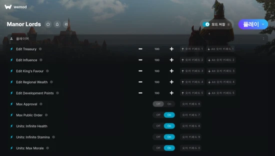 Manor Lords PC 버전 치트 및 트레이너 | WeMod