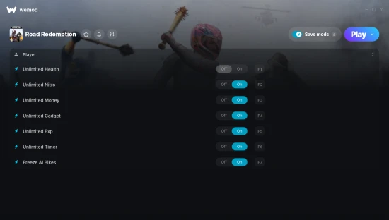 Road Redemption Cheats & Trainers for PC | WeMod