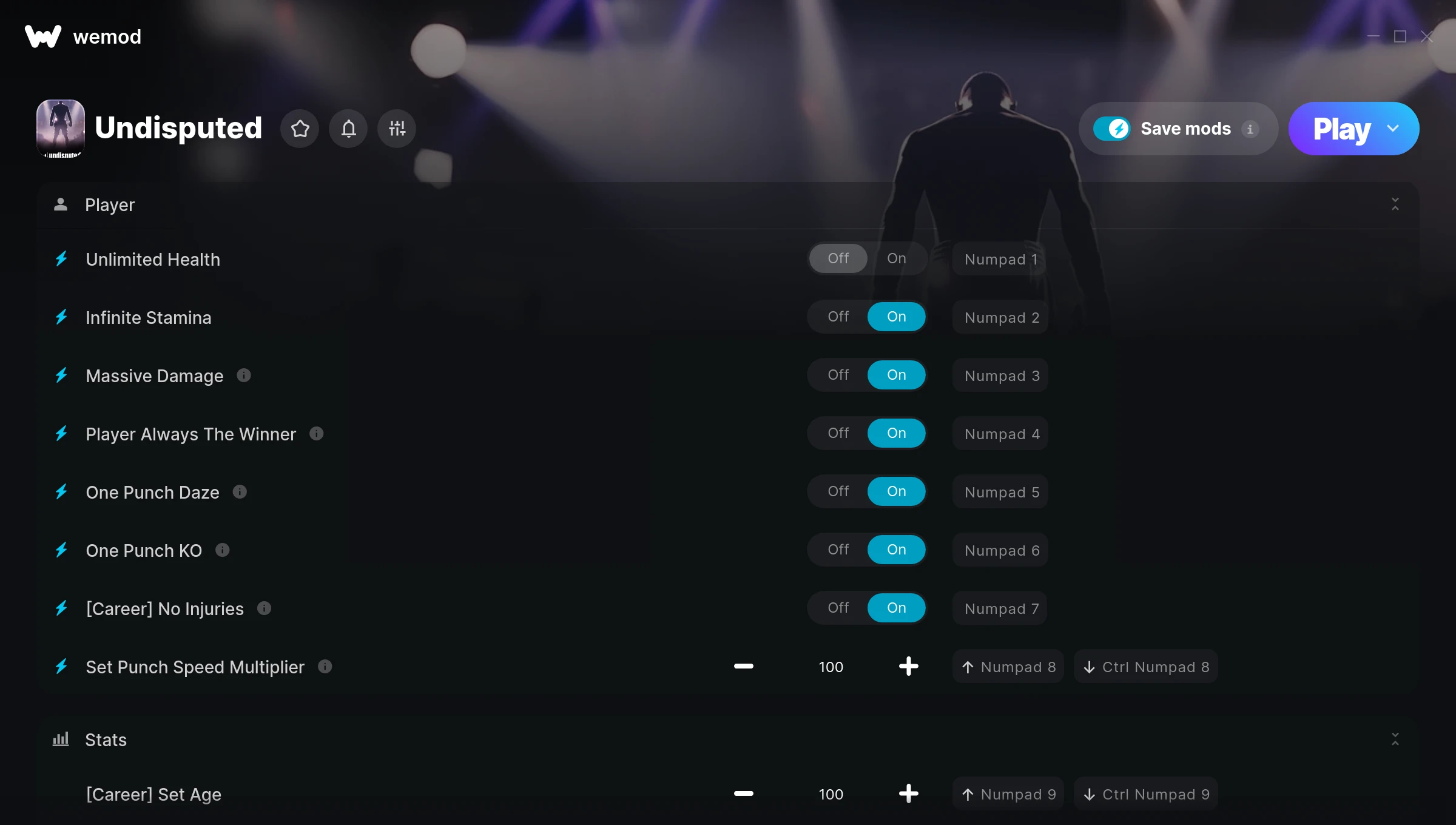 Undisputed Cheats & Trainers for PC | WeMod