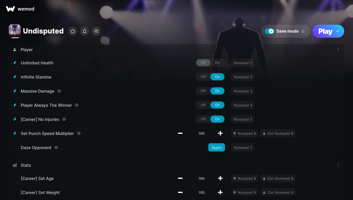 Undisputed Cheats and Trainer for Steam - Trainers - WeMod Community