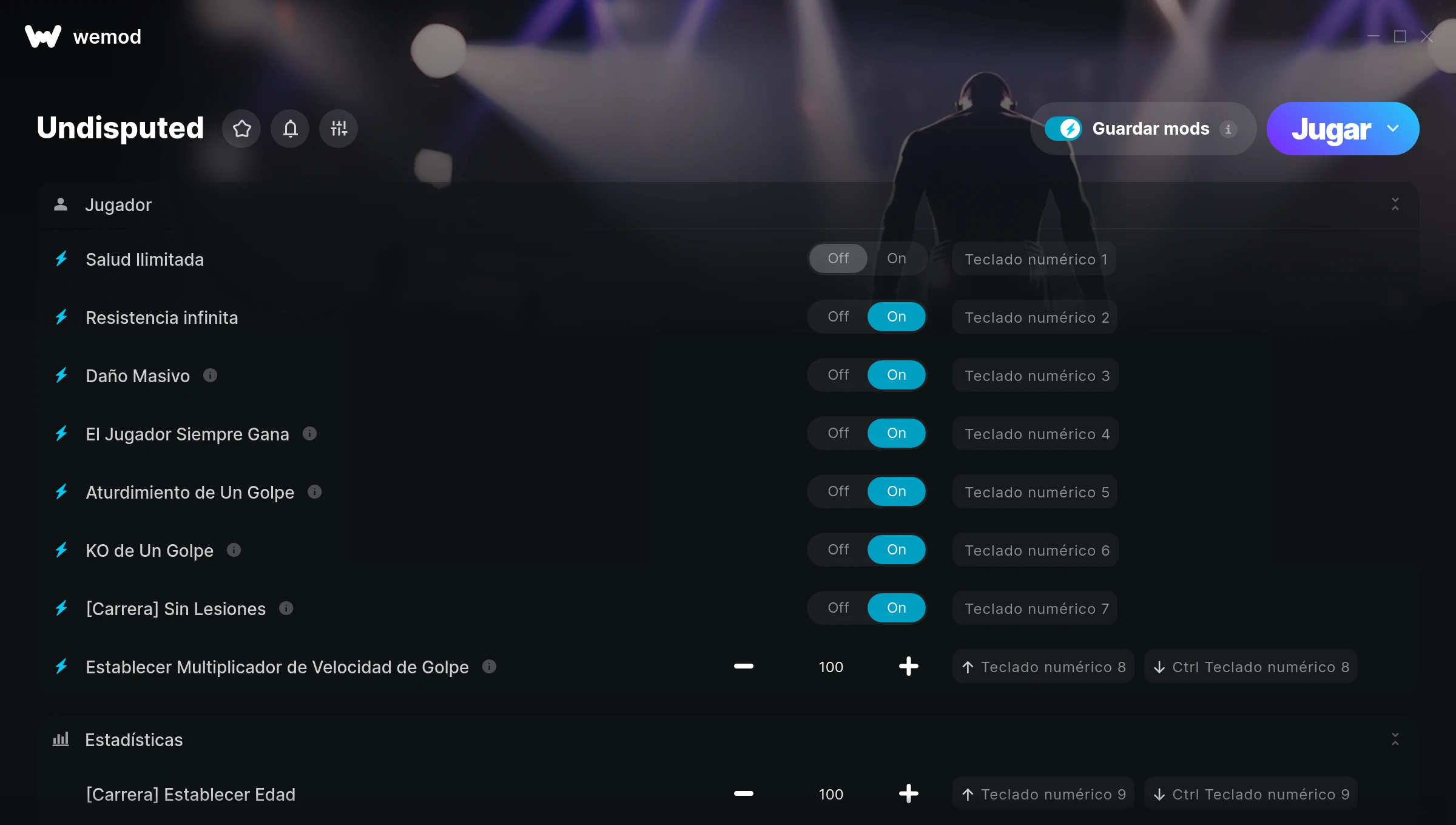 Trampas y Trainers de Undisputed para PC | WeMod