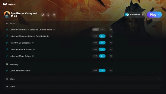 SpellForce: Conquest of Eo Cheats & Trainers for PC | WeMod