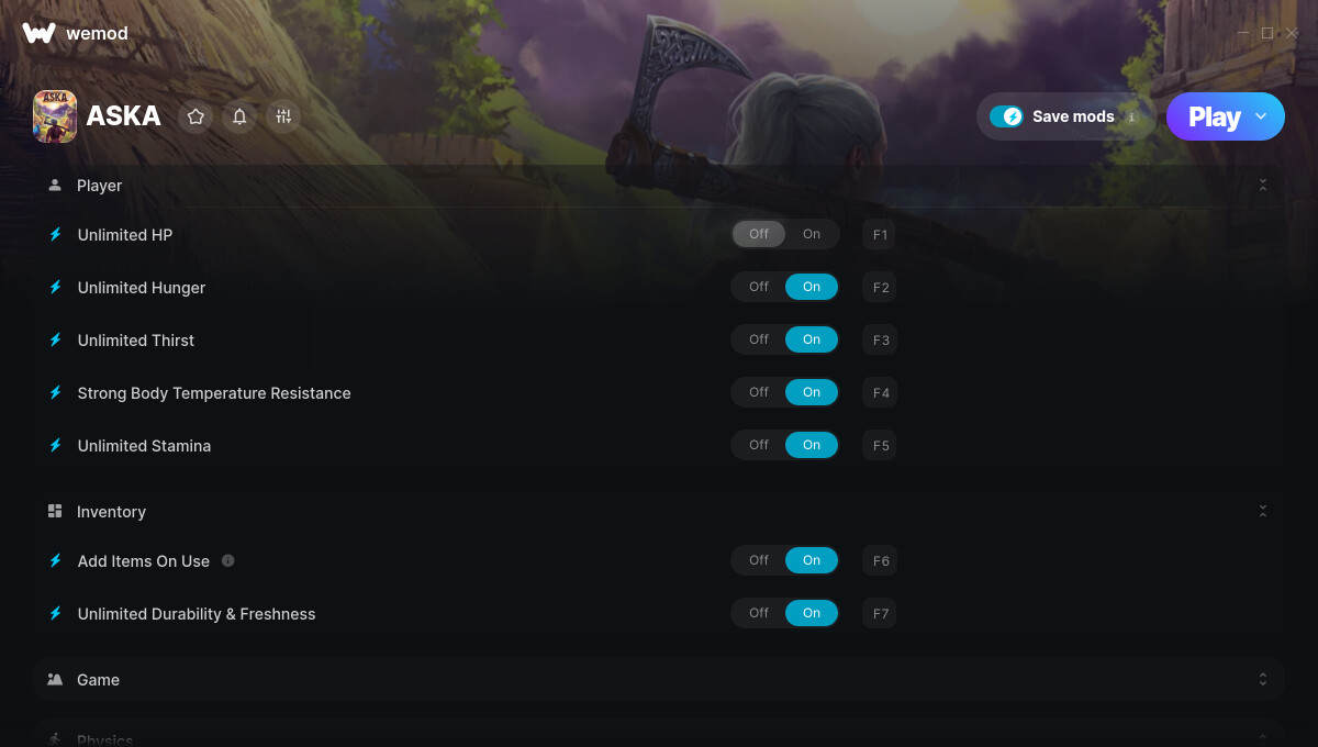 ASKA Cheats and Trainer for Steam - Trainers - WeMod Community