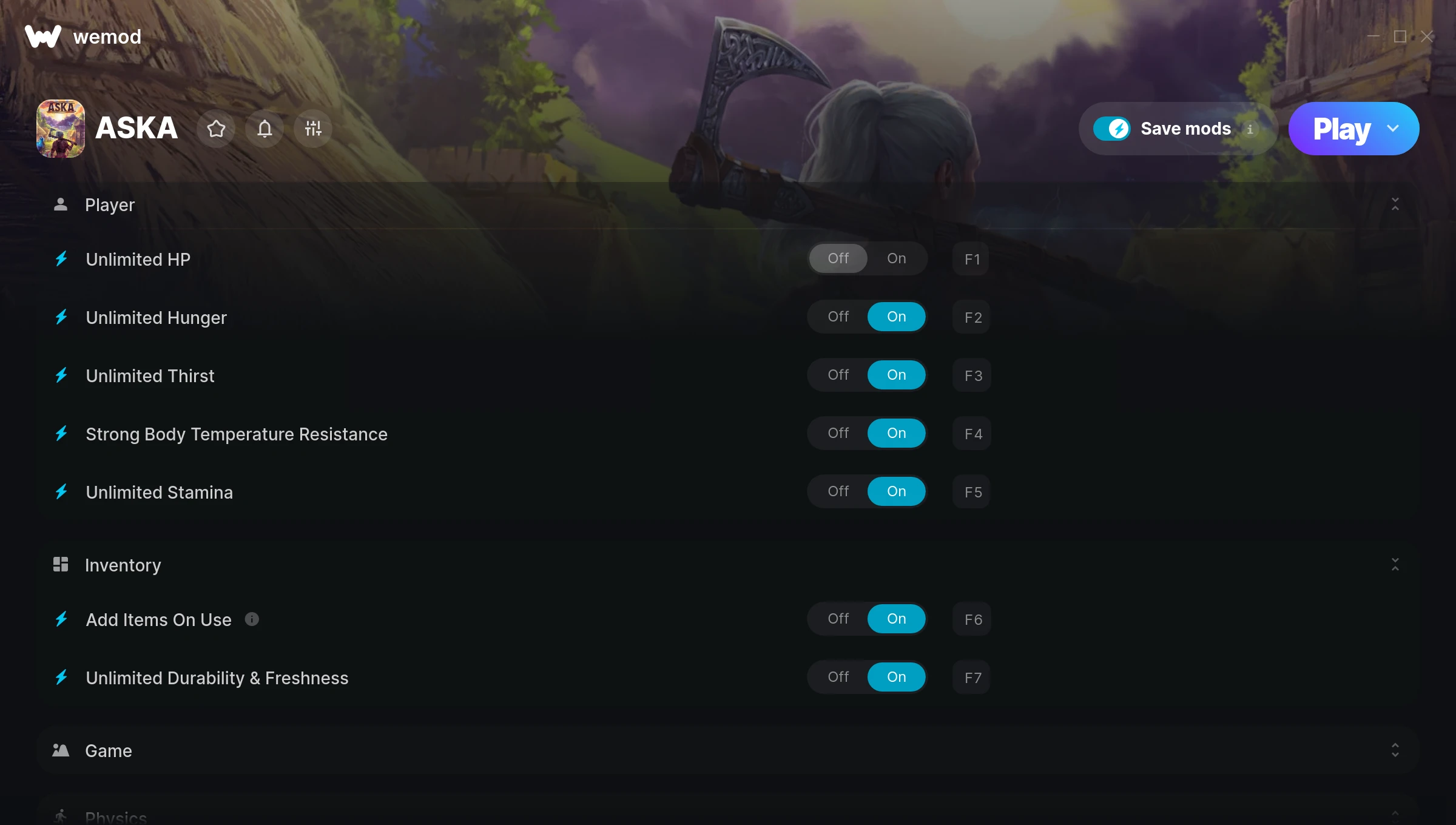 ASKA Cheats & Trainers for PC | WeMod