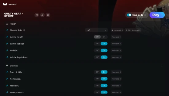 GUILTY GEAR -STRIVE- Cheats & Trainers for PC | WeMod