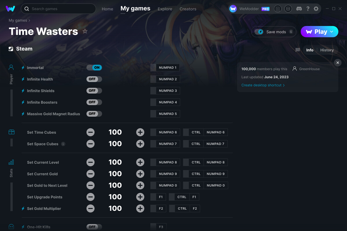 Time Wasters Cheats and Trainer for Steam - Trainers - WeMod Community