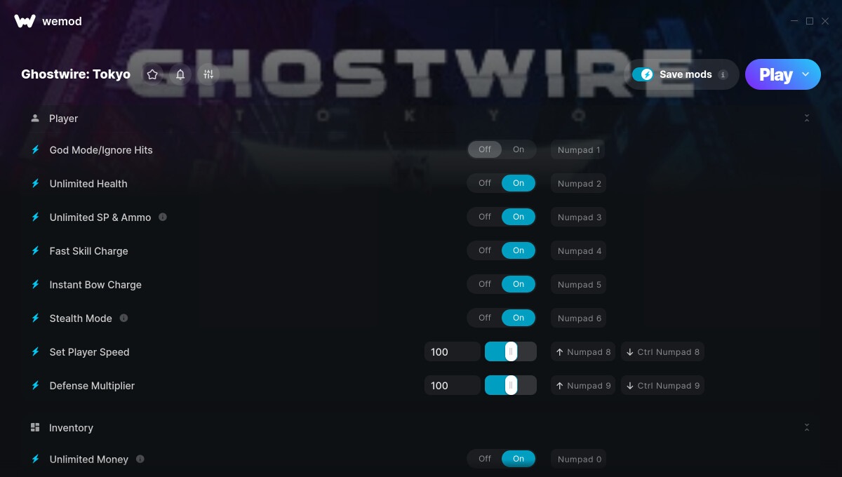 Ghostwire: Tokyo Cheats and Trainer for Xbox - Trainers - WeMod Community