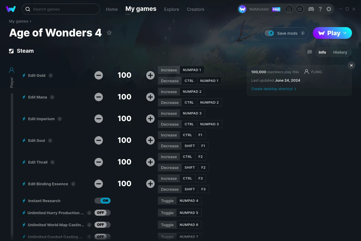 Age of Wonders 4 Cheats & Trainers for PC | WeMod