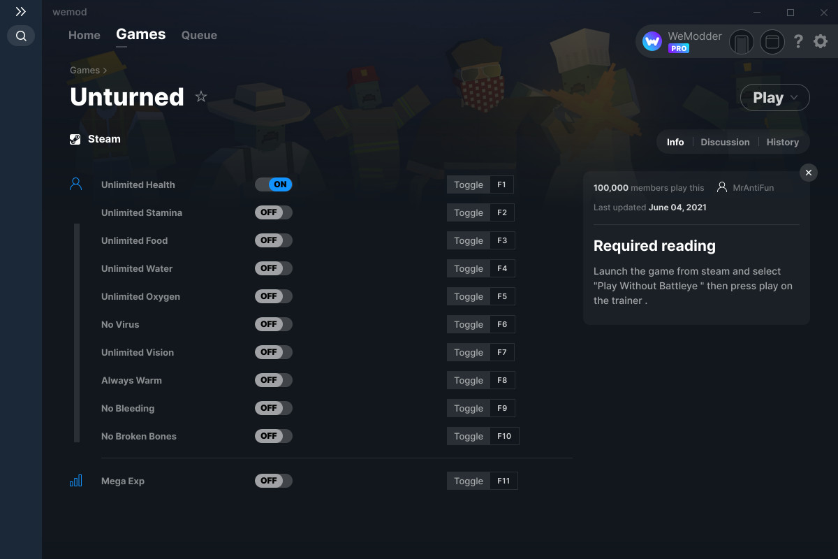 Unturned Cheats and Trainer for Steam - Trainers - WeMod Community