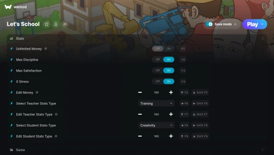 Let's School Cheats & Trainers for PC | WeMod
