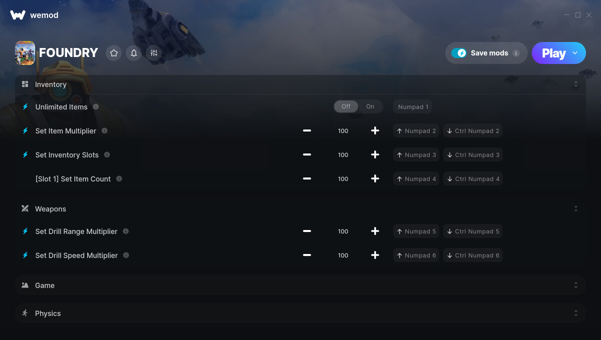 FOUNDRY Cheats and Trainer for Steam - Trainers - WeMod Community