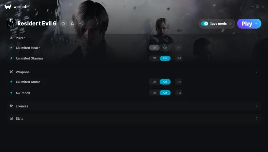 Resident Evil 6 Cheats & Trainers for PC | WeMod