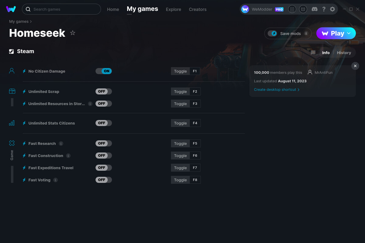 Homeseek Cheats and Trainer for Steam - Trainers - WeMod Community