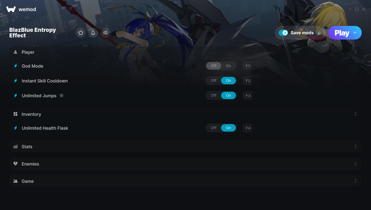 BlazBlue Entropy Effect Cheats and Trainer for Steam - Trainers - WeMod Community