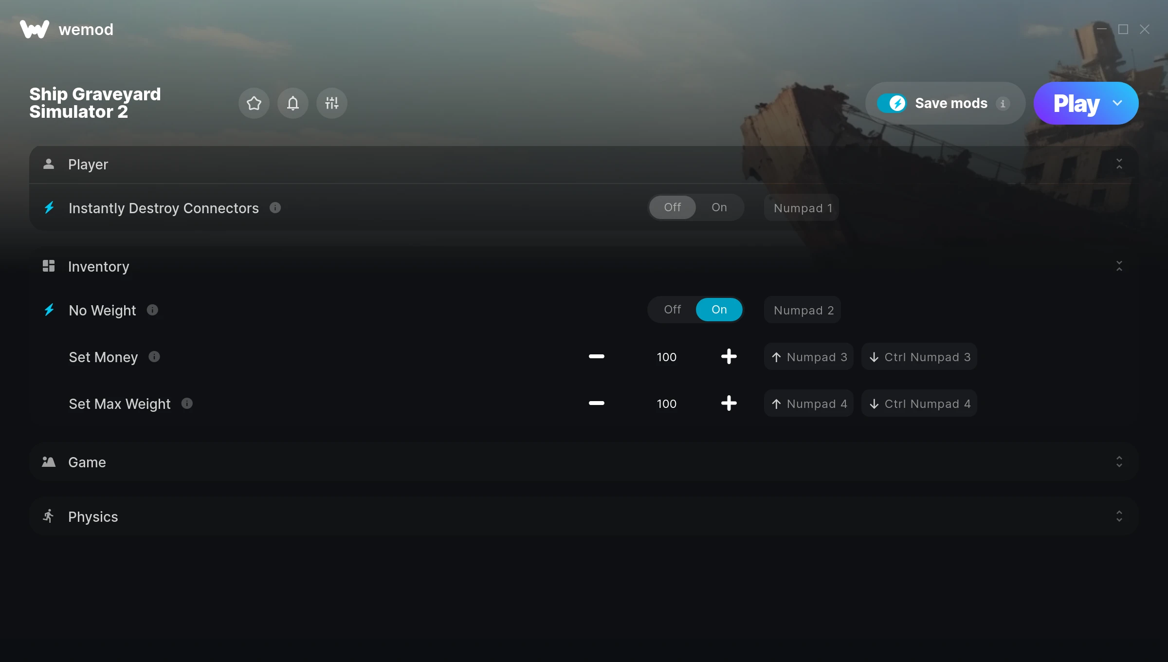 Ship Graveyard Simulator 2 Cheats & Trainers for PC | WeMod