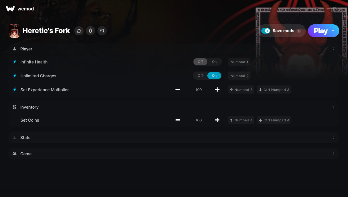 Heretic's Fork Cheats and Trainer for Steam - Trainers - WeMod Community