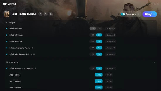 Last Train Home Cheats & Trainers for PC | WeMod