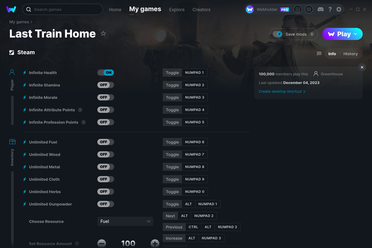 Last Train Home Cheats and Trainer for Steam - Trainers - WeMod Community