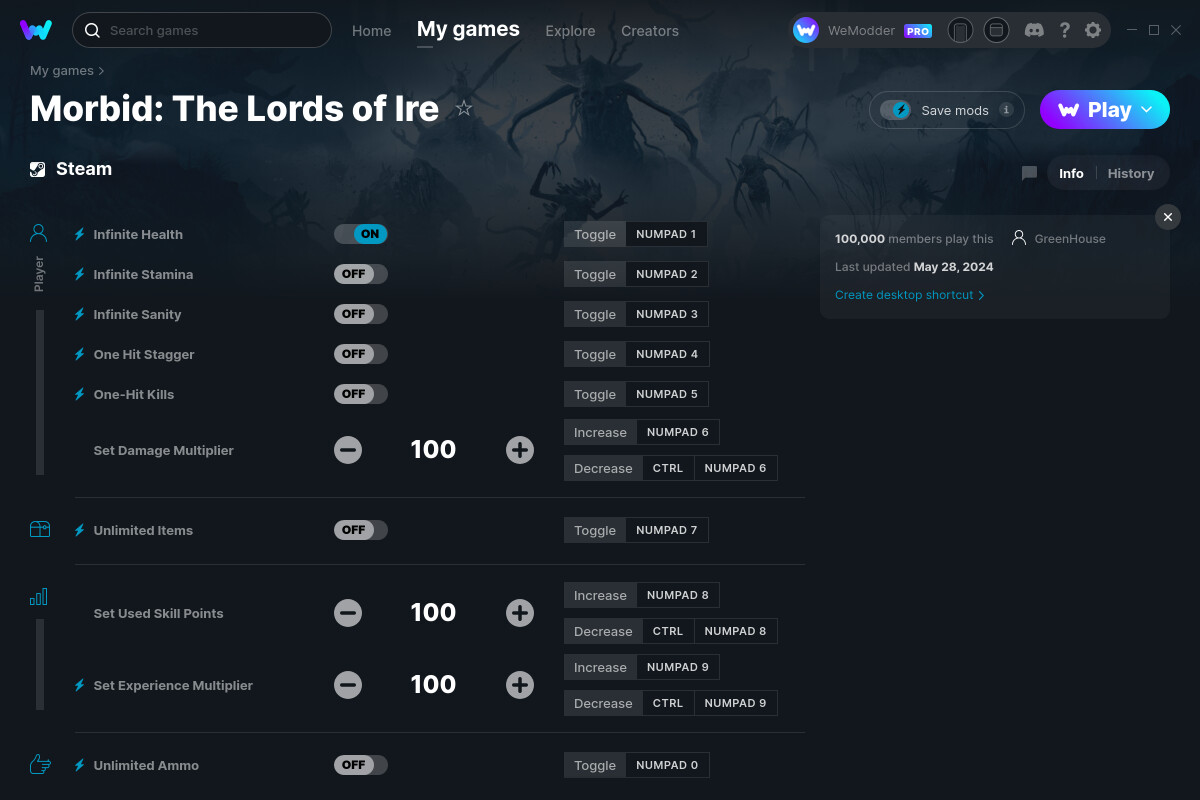 Morbid: The Lords of Ire Cheats and Trainer for Steam - Trainers - WeMod Community
