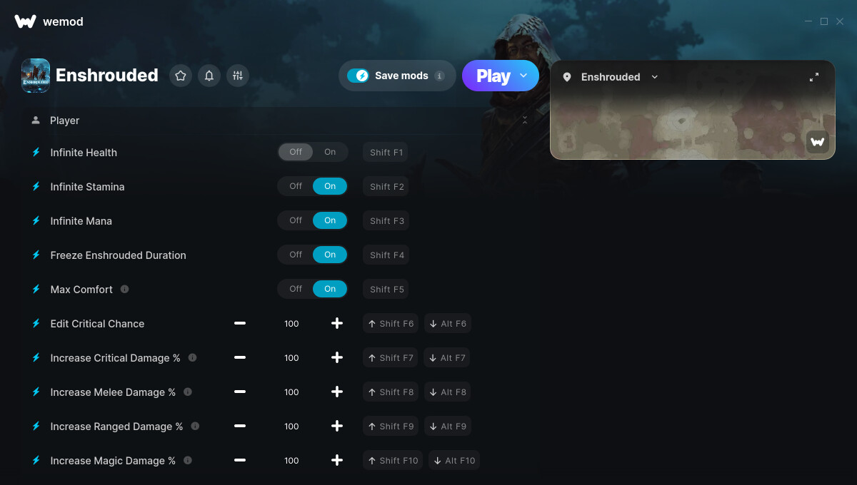 Enshrouded Cheats and Trainer for Steam - Trainers - WeMod Community