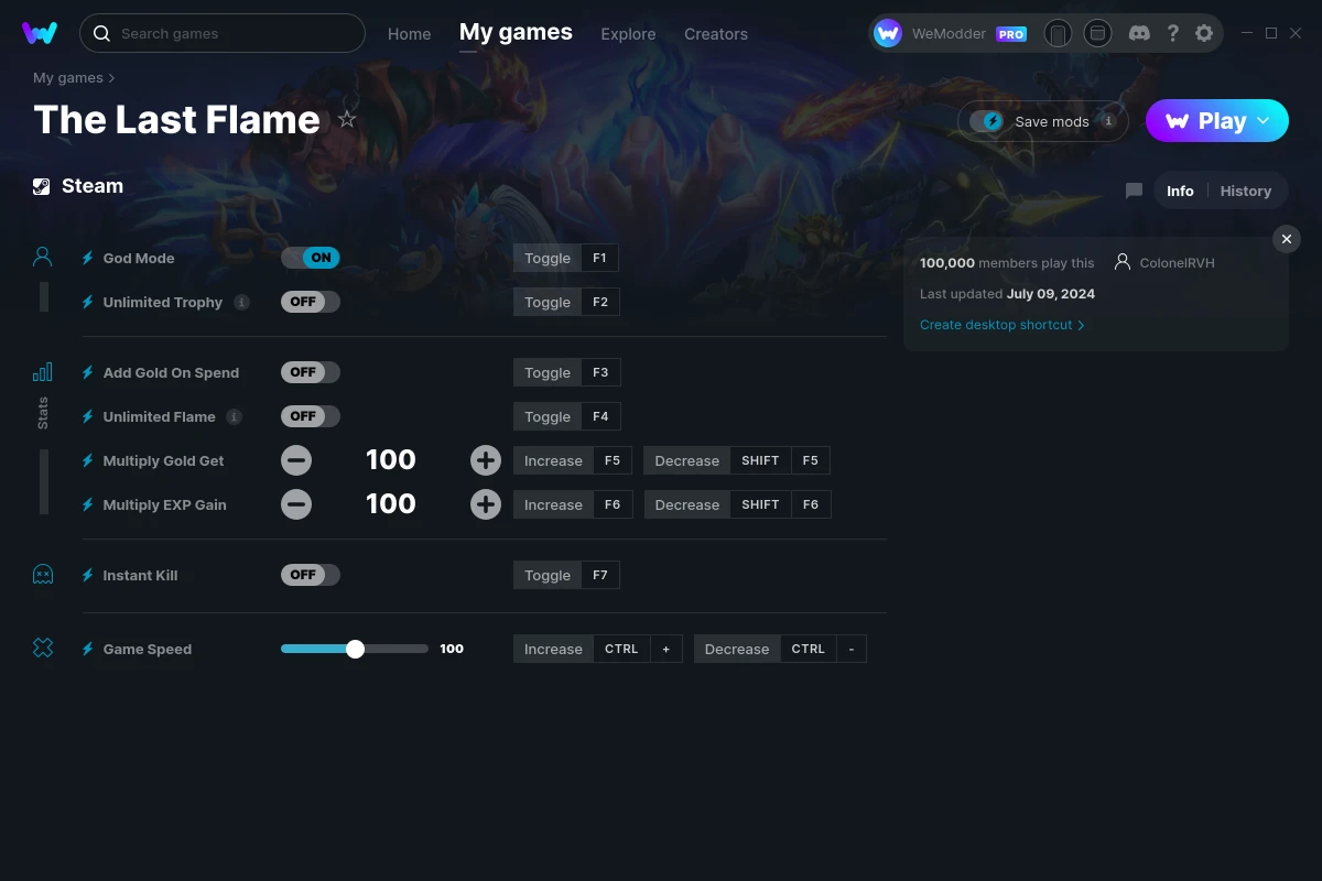 The Last Flame Cheats & Trainers for PC | WeMod