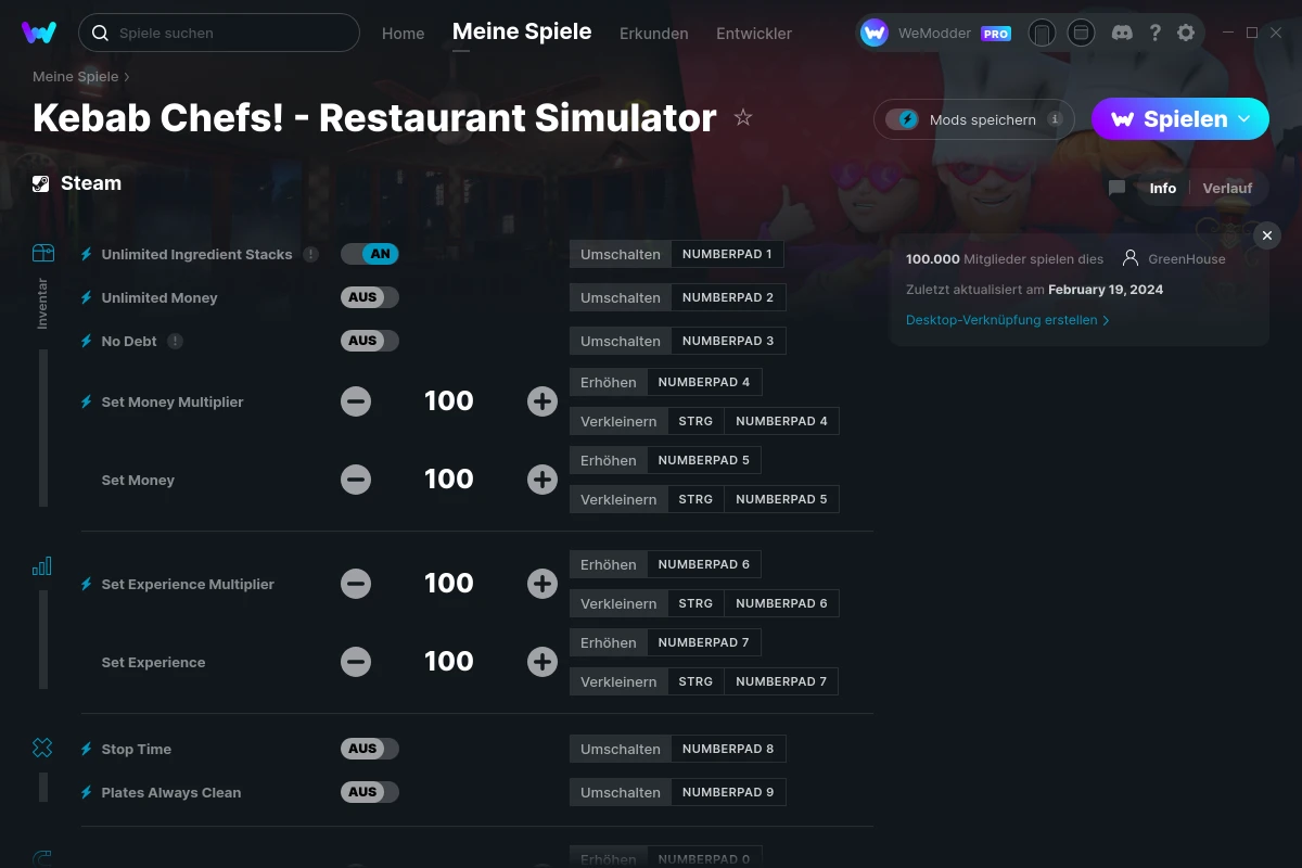 Kebab Chefs! - Restaurant Simulator Cheats & Trainer für PC | WeMod
