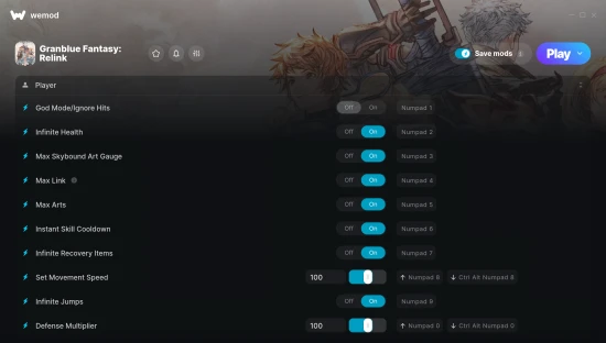 Granblue Fantasy: Relink Cheats & Trainers for PC | WeMod