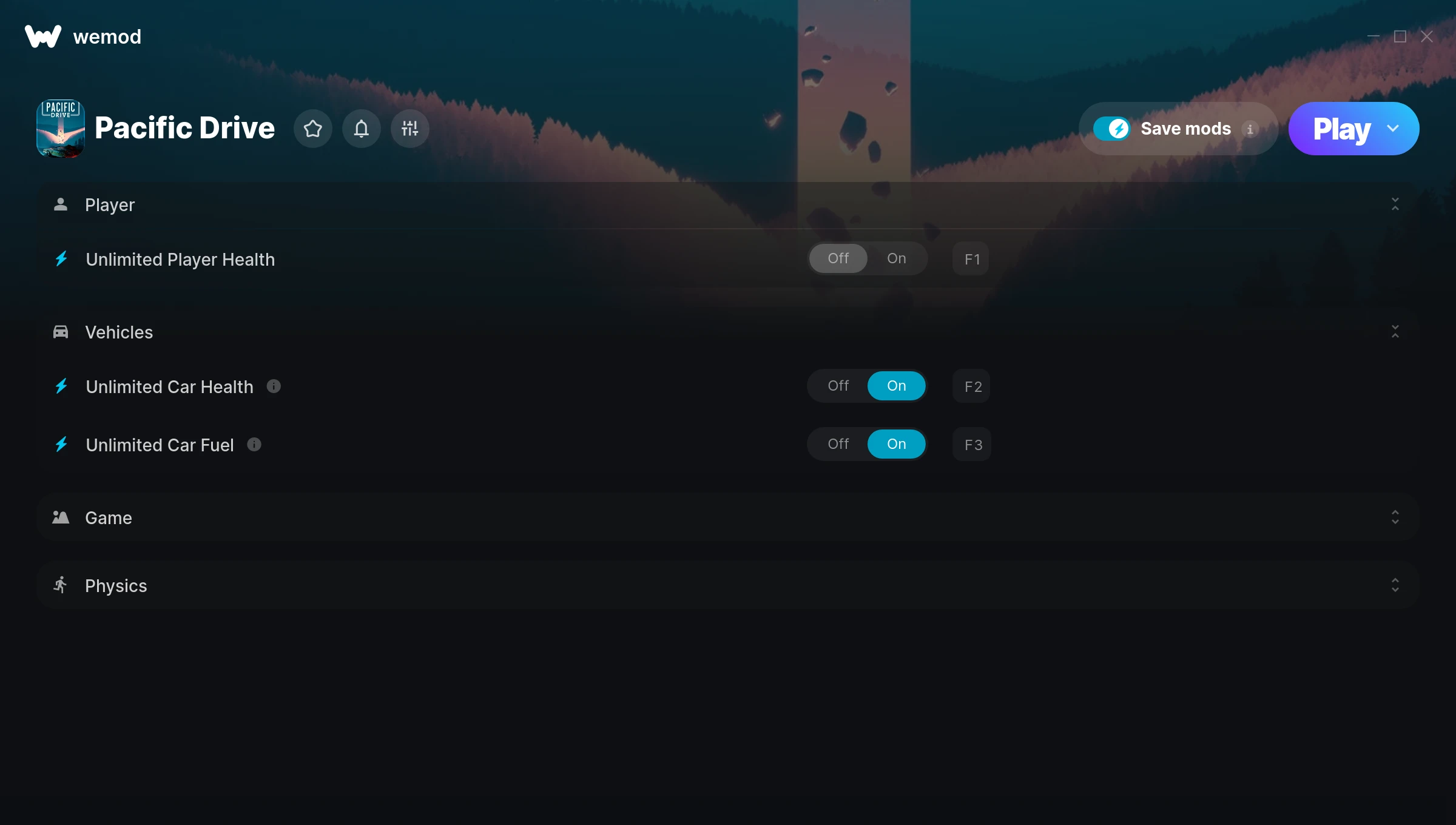 Pacific Drive Cheats & Trainers for PC | WeMod