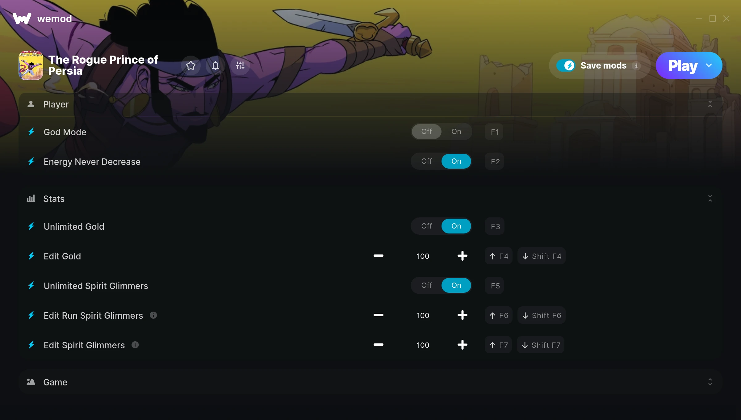 The Rogue Prince of Persia Cheats & Trainers for PC | WeMod