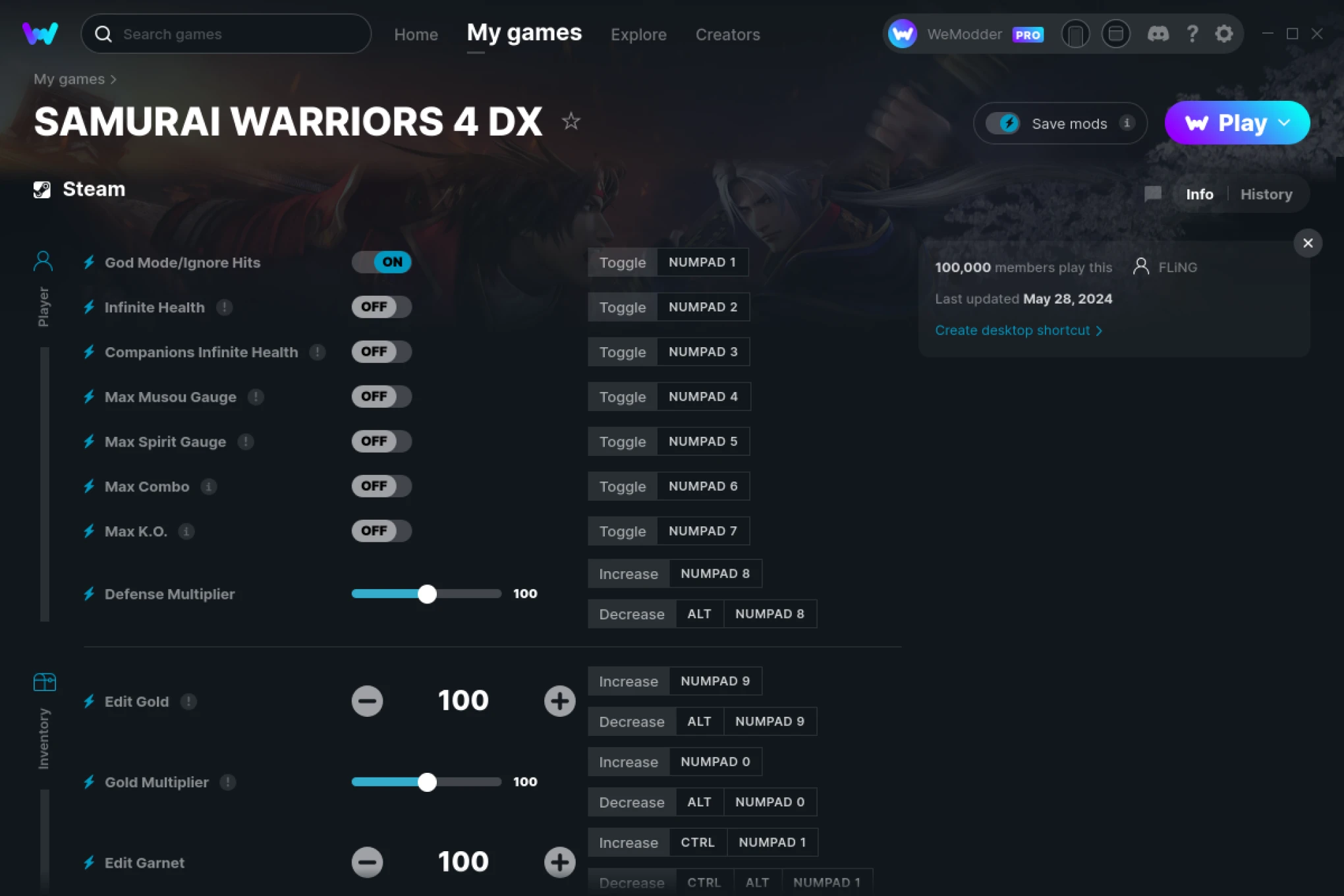 SAMURAI WARRIORS 4 DX Cheats & Trainers for PC | WeMod