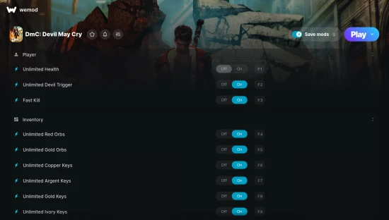 DmC: Devil May Cry Cheats & Trainers for PC | WeMod