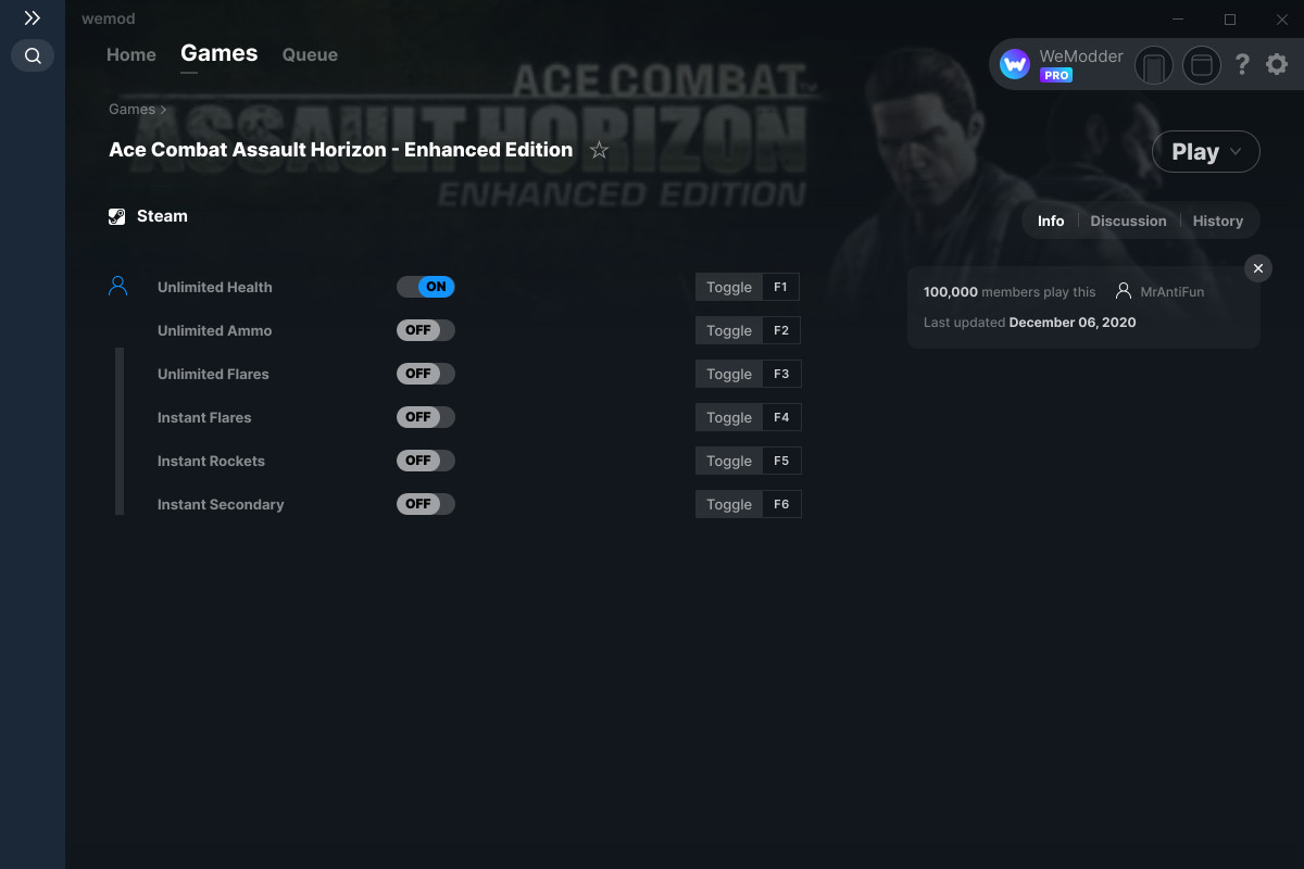Ace Combat Assault Horizon - Enhanced Edition Cheats and Trainer for ...