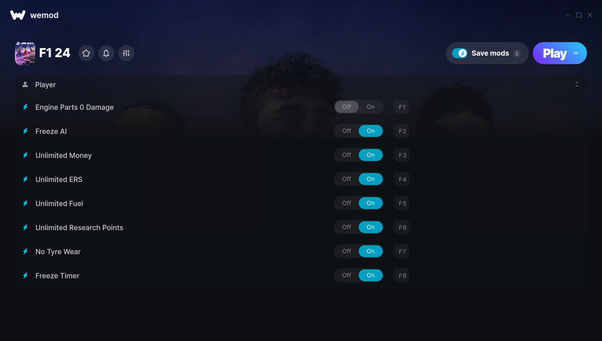 F1 24 Cheats and Trainer for Steam - Trainers - WeMod Community