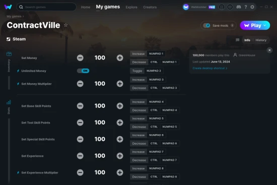 ContractVille Cheats & Trainers for PC | WeMod