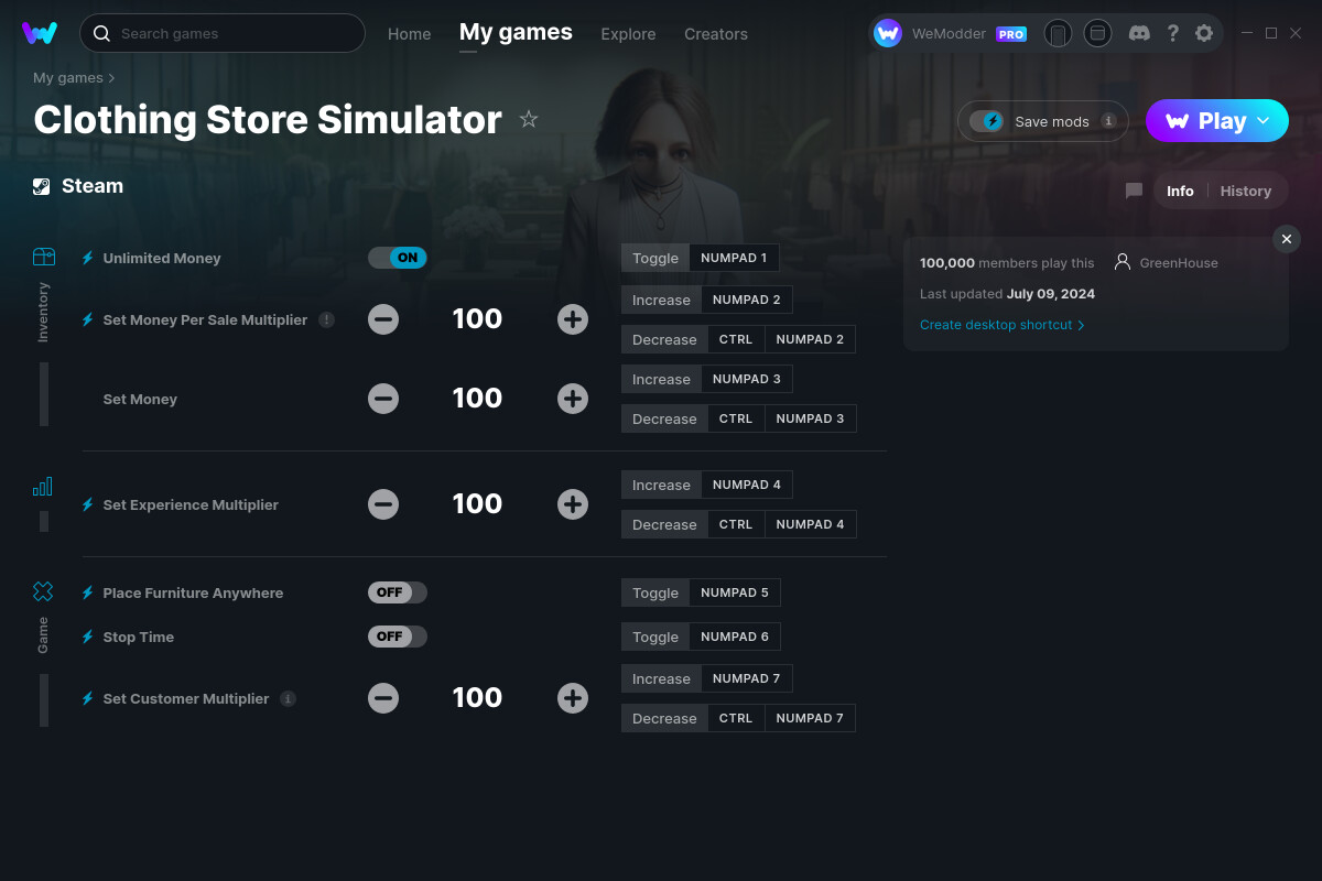 Clothing Store Simulator Cheats and Trainer for Steam - Trainers ...