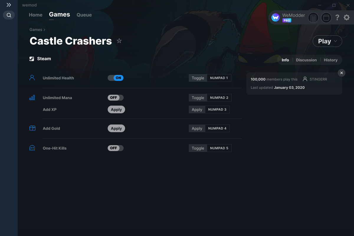 Castle Crashers Cheats and Trainer for Steam - Trainers - WeMod Community