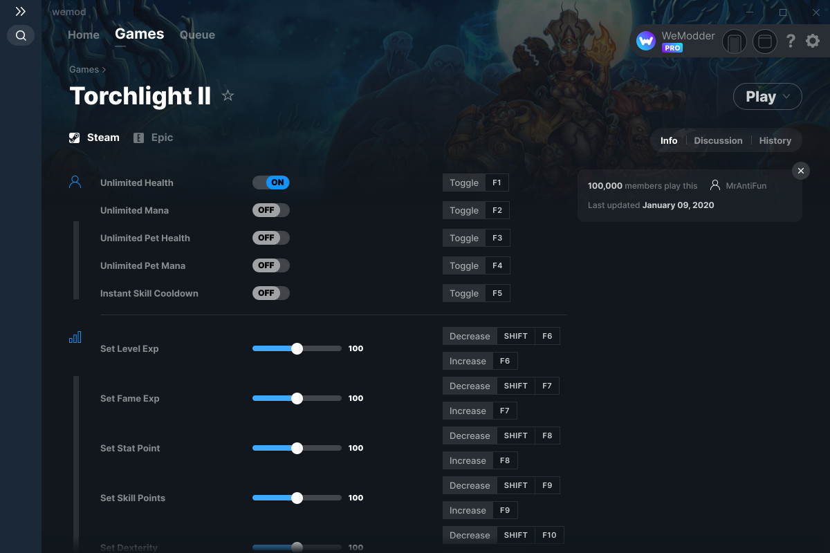 Torchlight II Cheats and Trainer for Steam - Trainers - WeMod Community