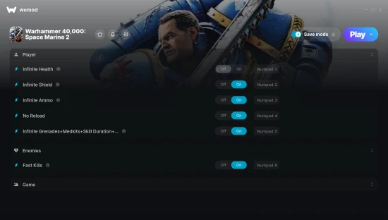 Warhammer 40,000: Space Marine 2 Cheats & Trainers for PC | WeMod