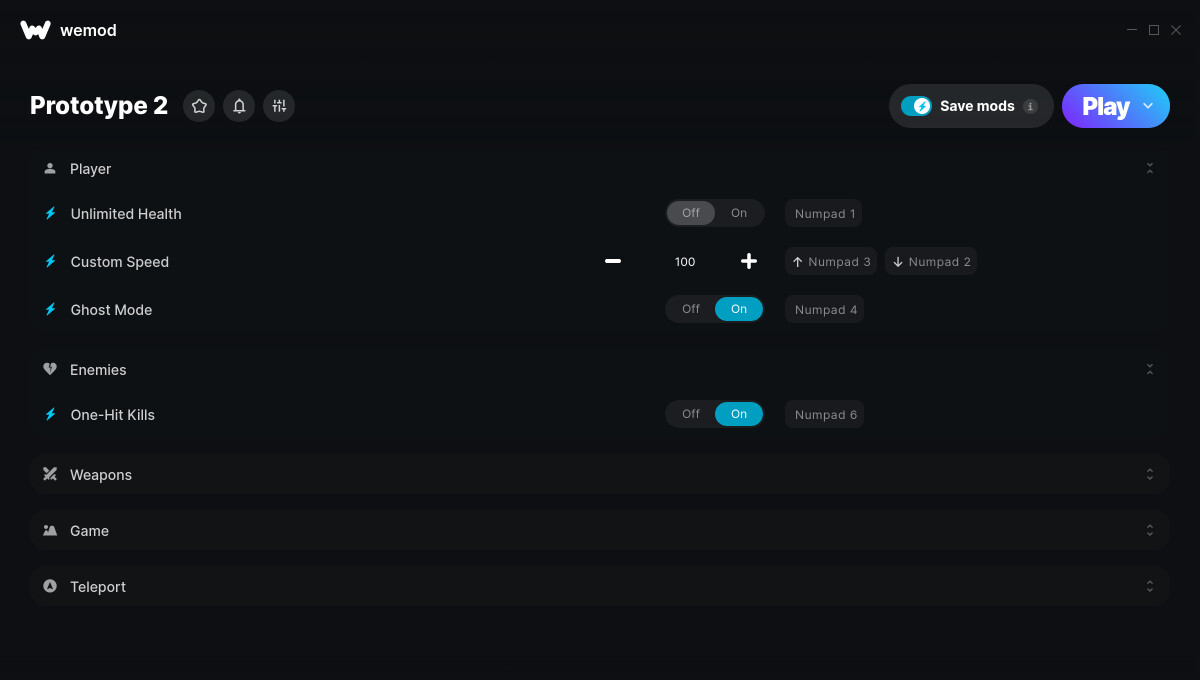 Prototype 2 Cheats and Trainer for Steam - Trainers - WeMod Community