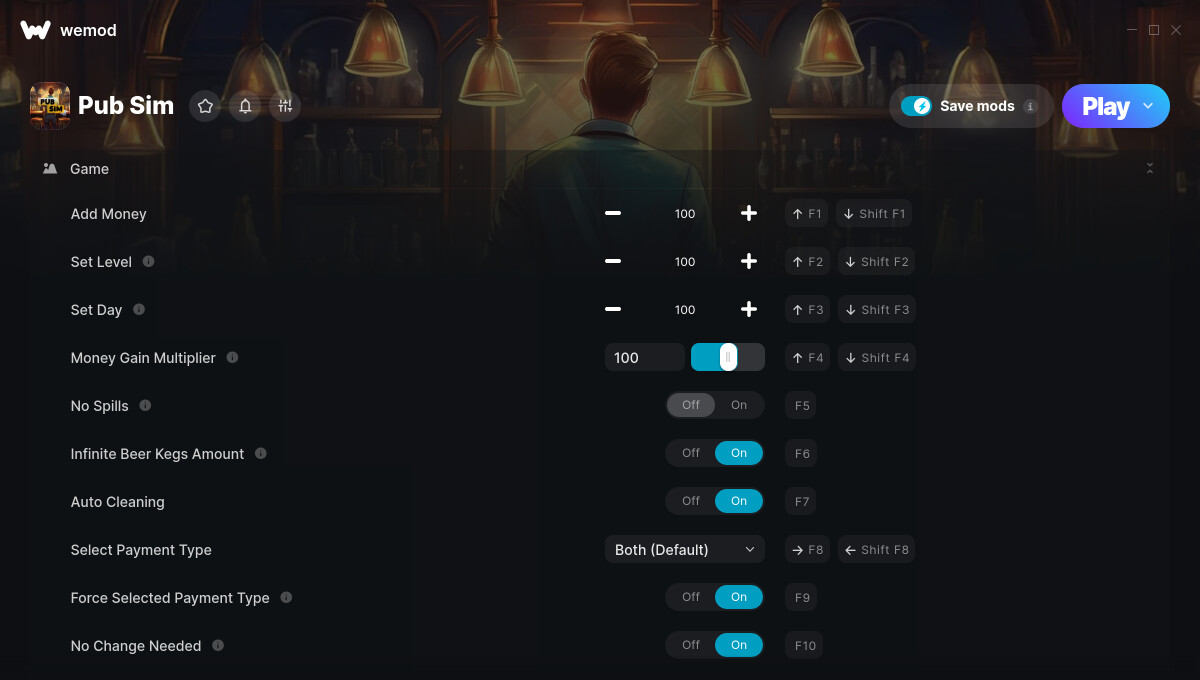 Pub Sim Cheats and Trainer for Steam - Trainers - WeMod Community