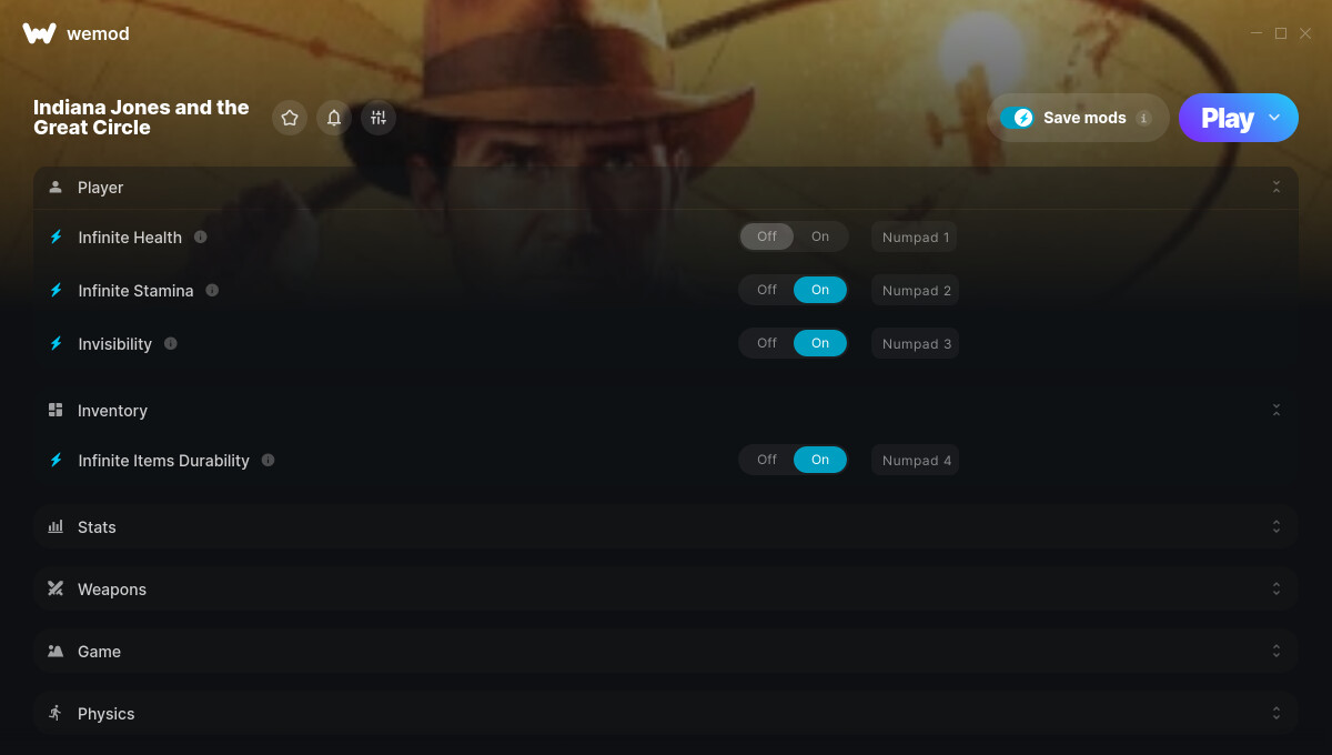 Indiana Jones and the Great Circle Cheats and Trainer for Xbox ...