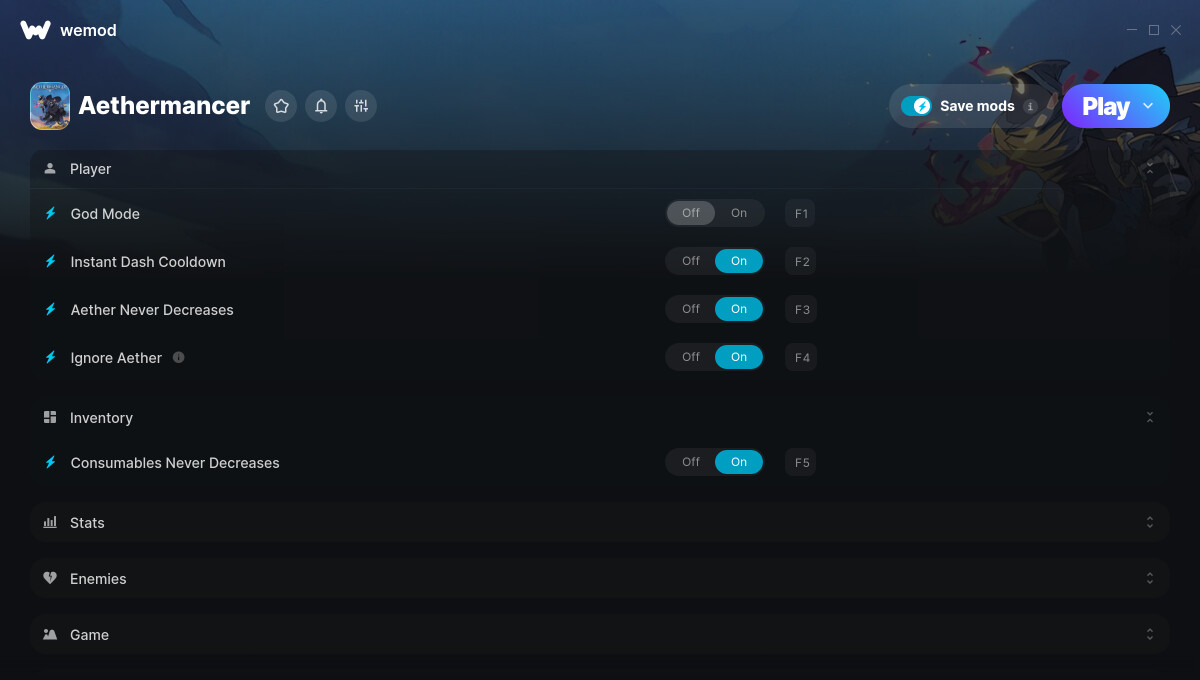 Aethermancer Cheats and Trainer for Steam - Trainers - WeMod Community